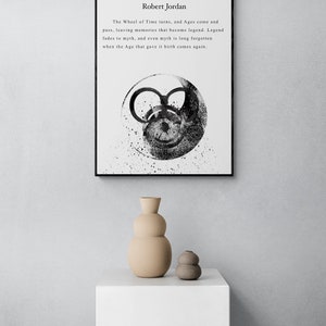 Wheel of Time Wall Art 16x24 - UNFRAMED - Yin Yang - Wheel of Time ...