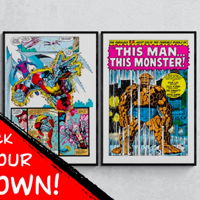 Comic Book Decor - Etsy