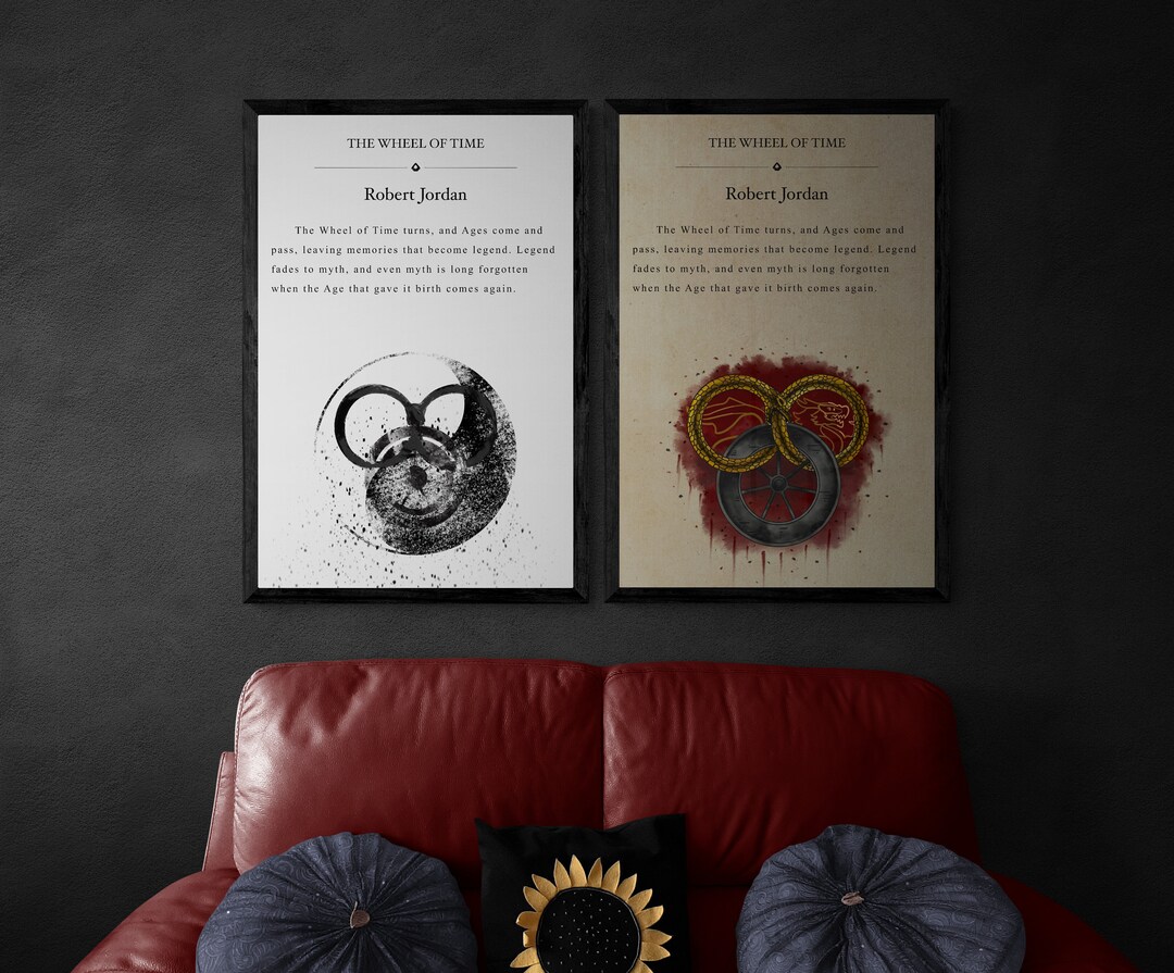 Wheel of Time Wall Art 16x24 - UNFRAMED - Yin Yang - Wheel of Time ...