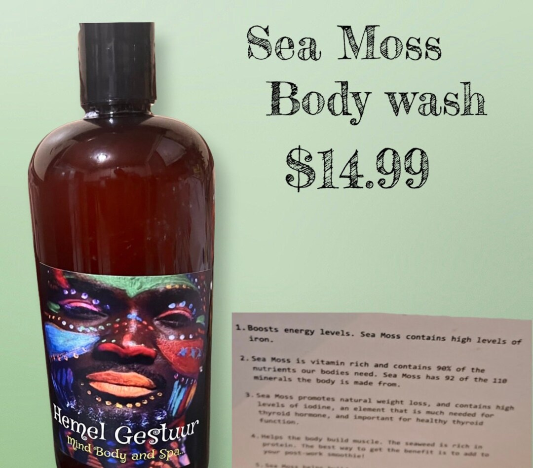 Sea Moss Body Wash - Etsy