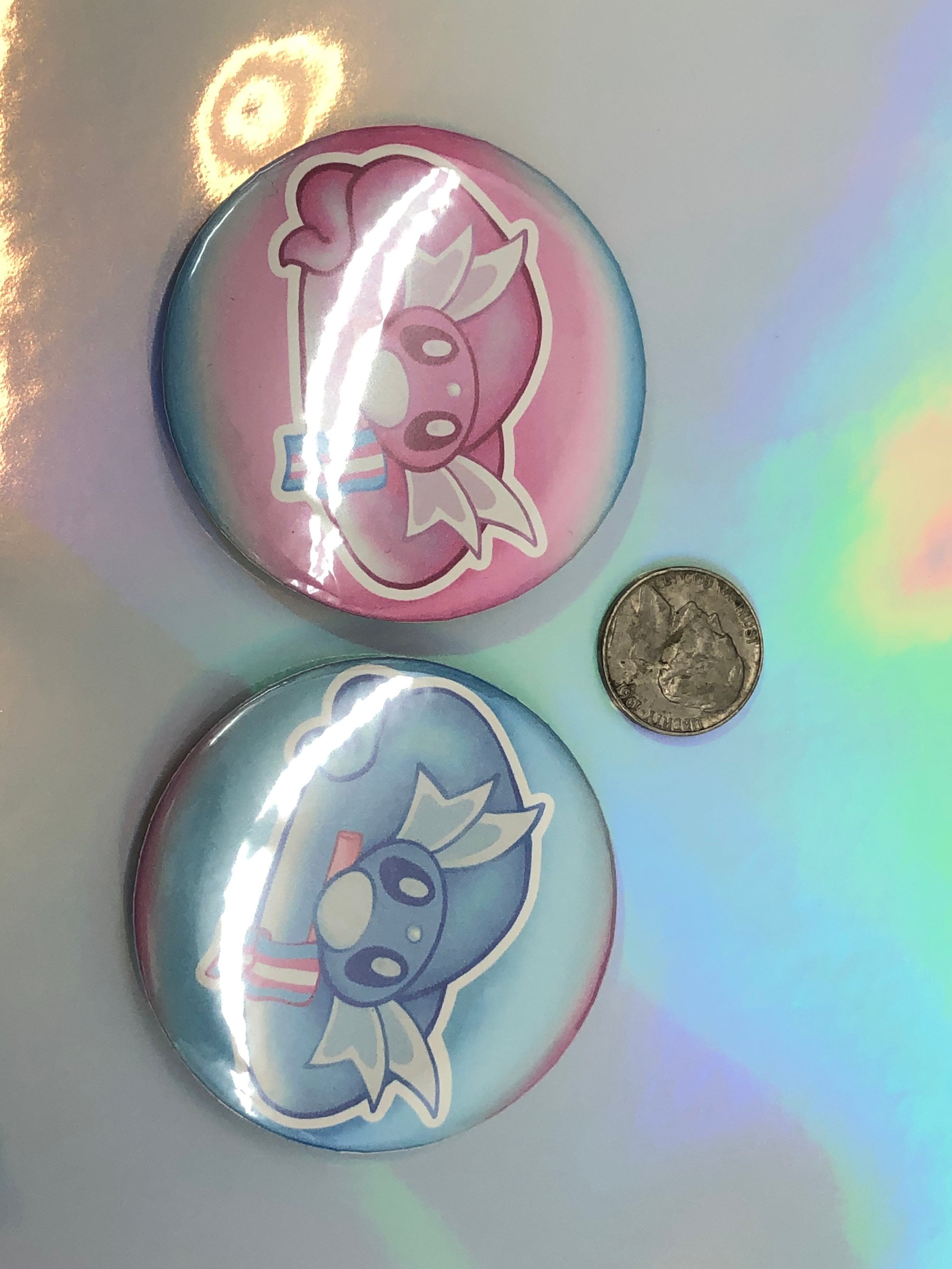 Trans Pride Dratini 2.25 Button Pokemon Inspired Transmasc Transfem - Etsy