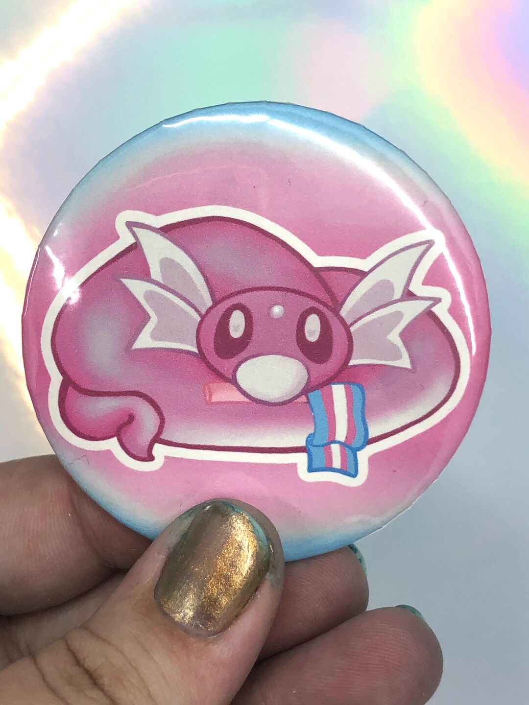 Trans Pride Dratini 2.25 Button Pokemon Inspired Transmasc Transfem - Etsy