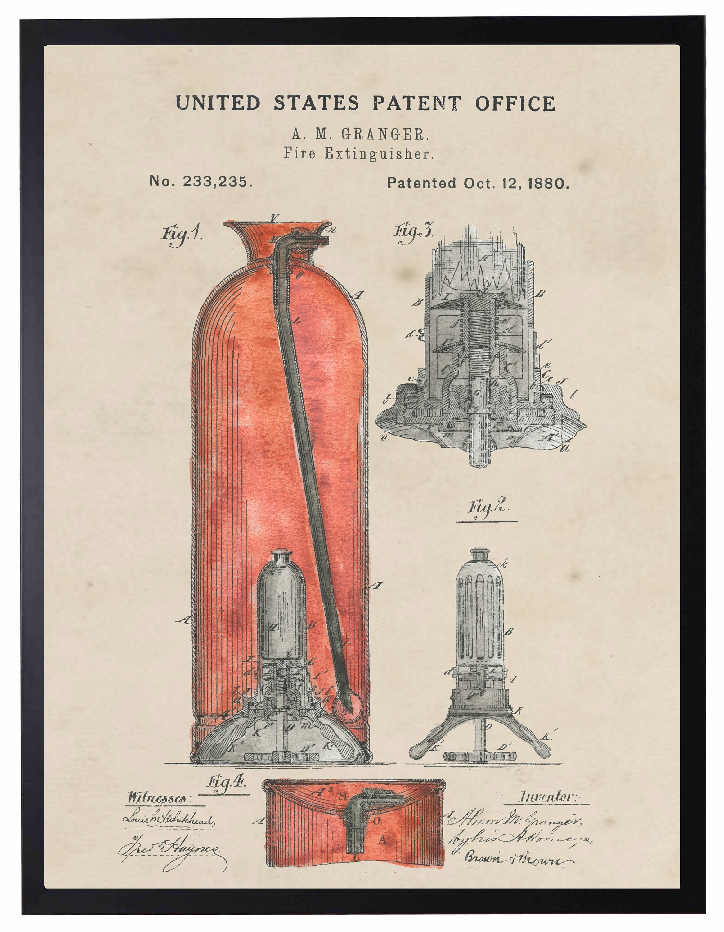 Fire Extinguisher Patent - Etsy