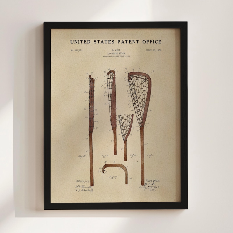 Lacrosse Printable Poster - Etsy