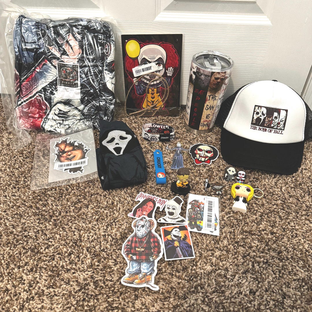 Horror Movie Mystery Bundle Box, Horror Fans, Horror Bundle Halloween ...