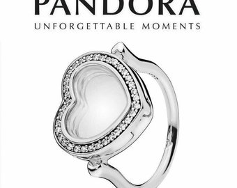 Floating Heart Locket Ring - Etsy