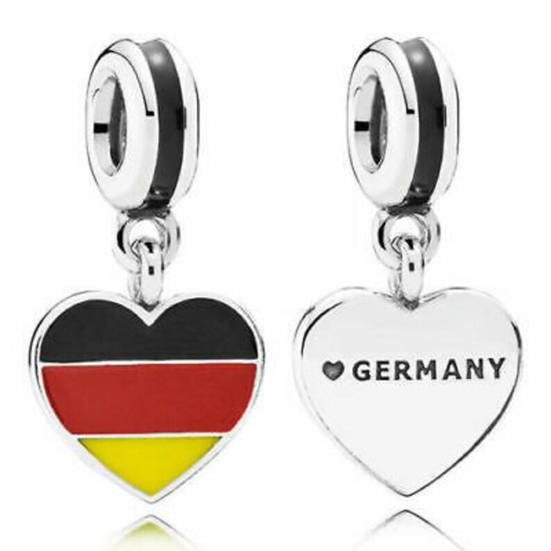 Pandora Deutschland Herz Flagge Anhänger Charm ReiseReise - Etsy.de