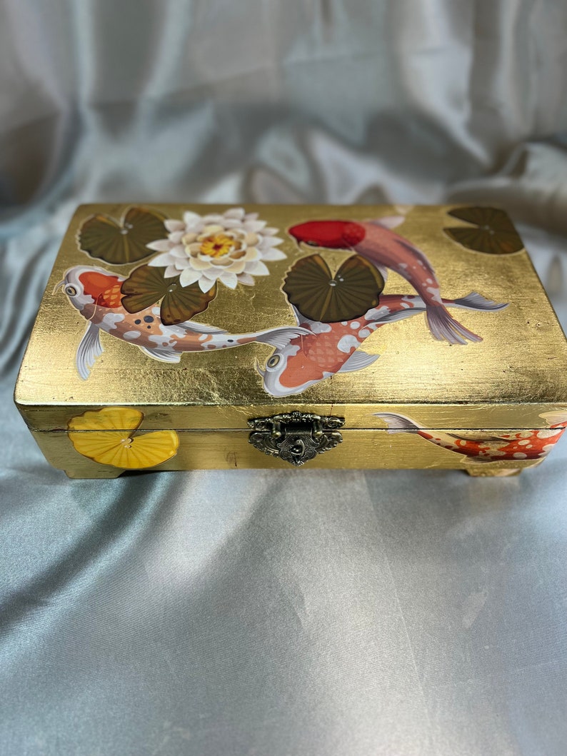 Gold Fish Box - Etsy