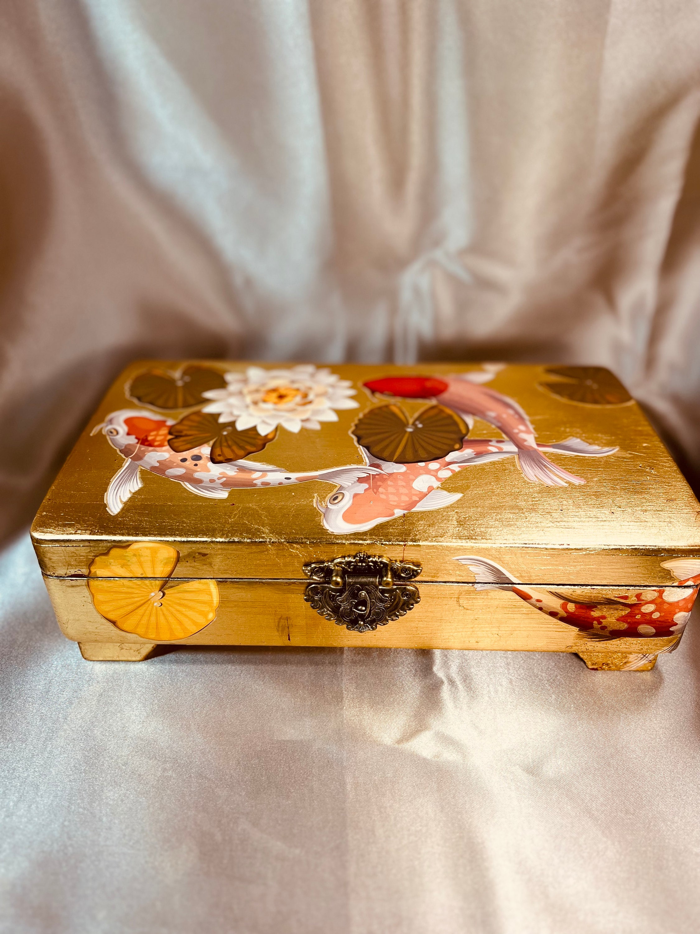 Gold Fish Box - Etsy