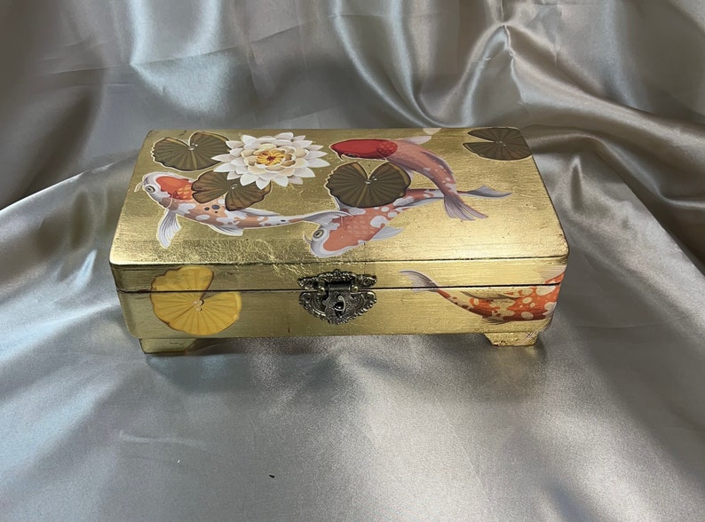Gold Fish Box - Etsy