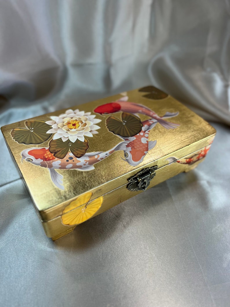Gold Fish Box - Etsy