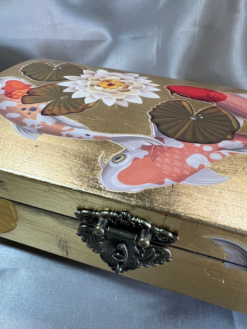 Gold Fish Box - Etsy