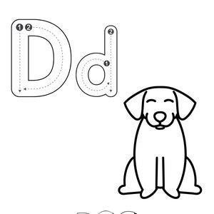 Kids Colour & Trace Printable Sheets | 26 Letters Included | Alphabet ...