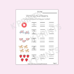 60 Summer Fun Kindergarten Worksheets, Math, Reading, Writing, Rhyming ...