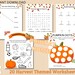 20 Digital Fall / Harvest Themed Worksheets, Elementary Worksheets ...