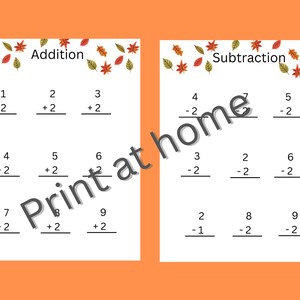 20 Digital Fall / Harvest Themed Worksheets, Elementary Worksheets ...
