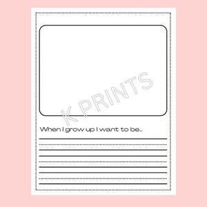 All About Me Writing Prompts, Worksheets, Activity, Pdf. , Instant ...