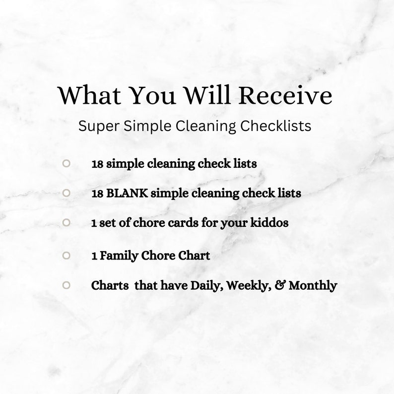 Digital Cleaning Checklist (20 Pages) - Etsy