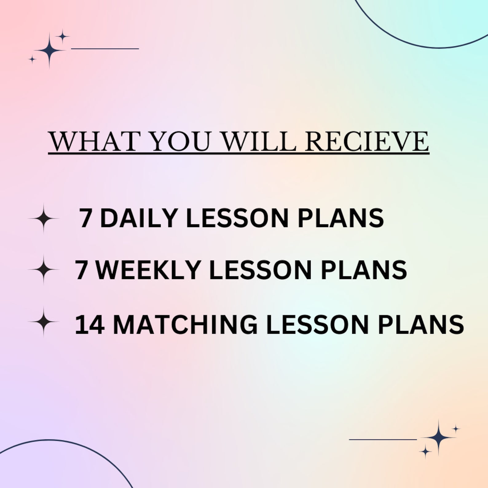 Daily & Weekly Lesson Plans , Digital, 14 Pages, Bundle Pack - Etsy