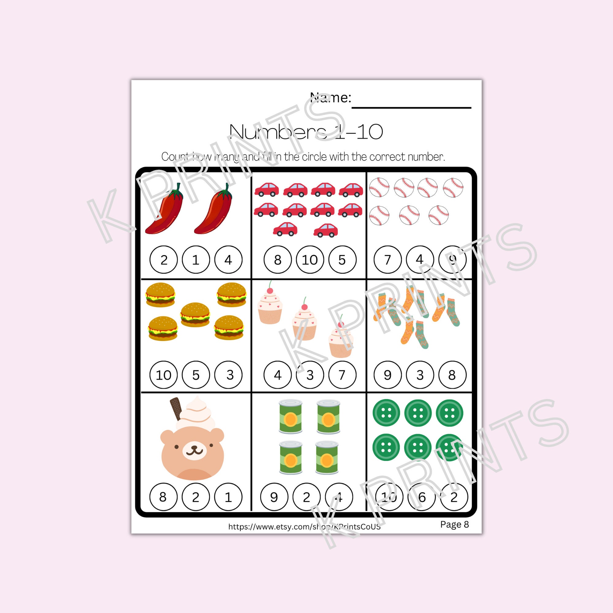 60 Summer Fun Kindergarten Worksheets, Math, Reading, Writing, Rhyming ...