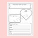 All About Me Writing Prompts, Worksheets, Activity, Pdf. , Instant ...