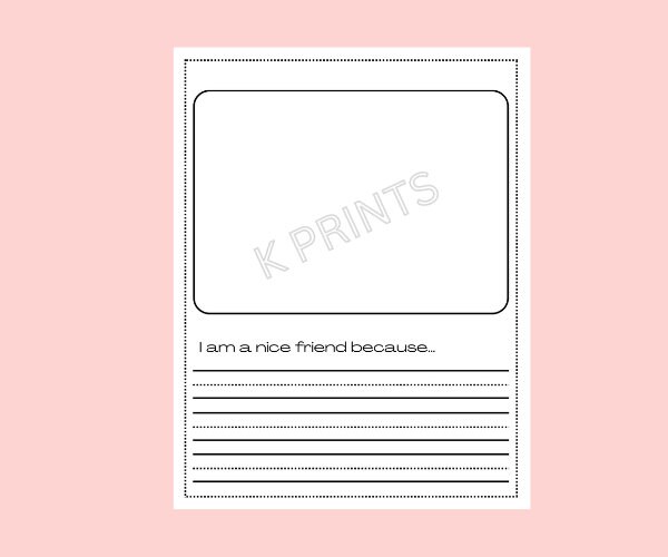 All About Me Writing Prompts Worksheets Activity Pdf. - Etsy