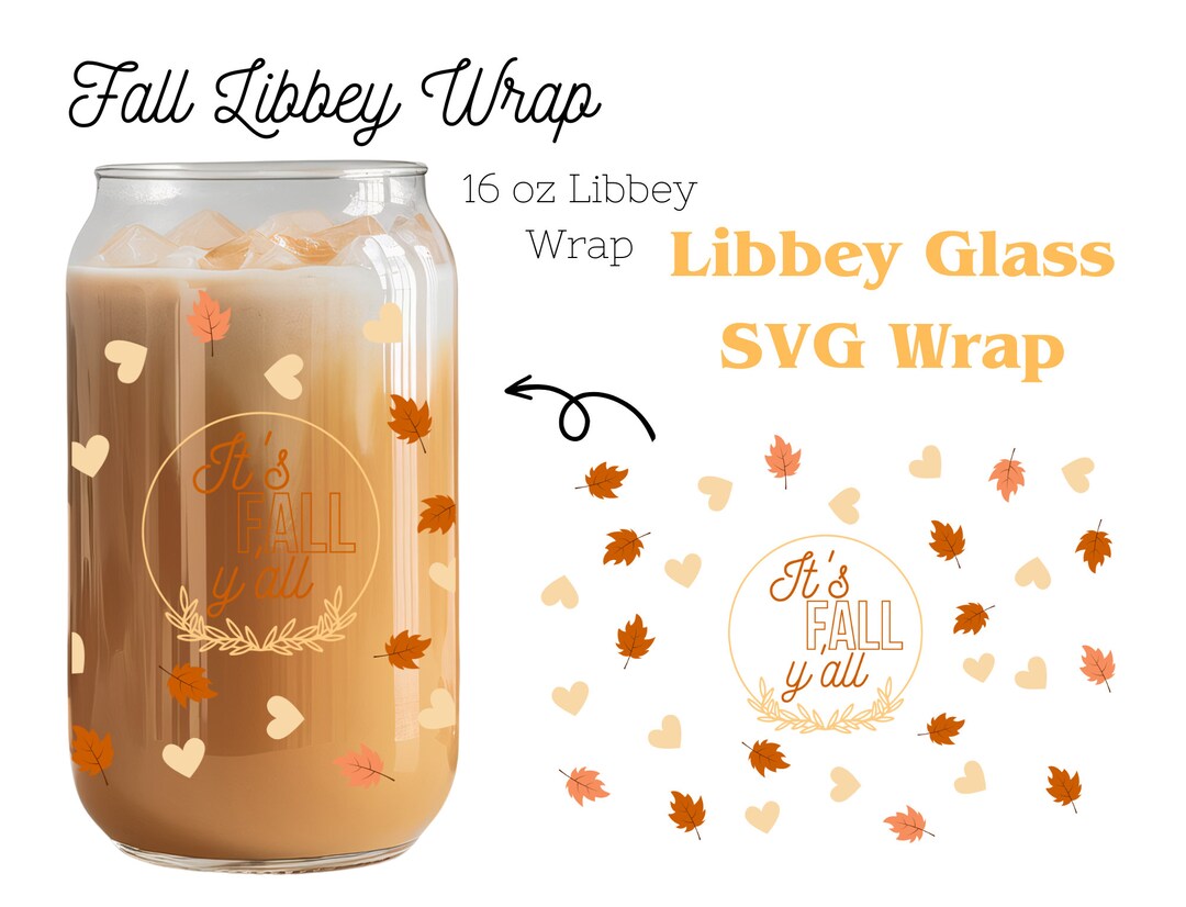 Fall Theme SVG Wrap - Etsy