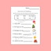 Sentence Building Worksheets for Kindergarten, Pdf, Instant Download ...