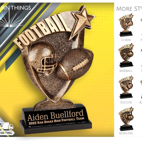 Custom Football Back Plate - Etsy