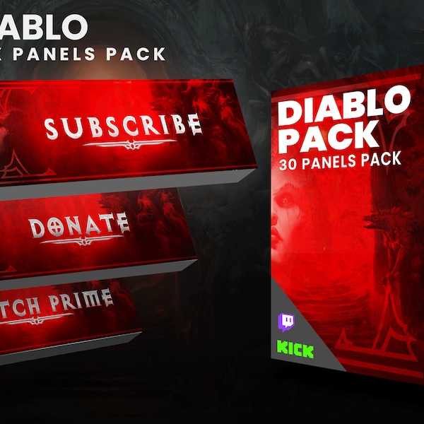 Diablo Stream Overlays - Etsy