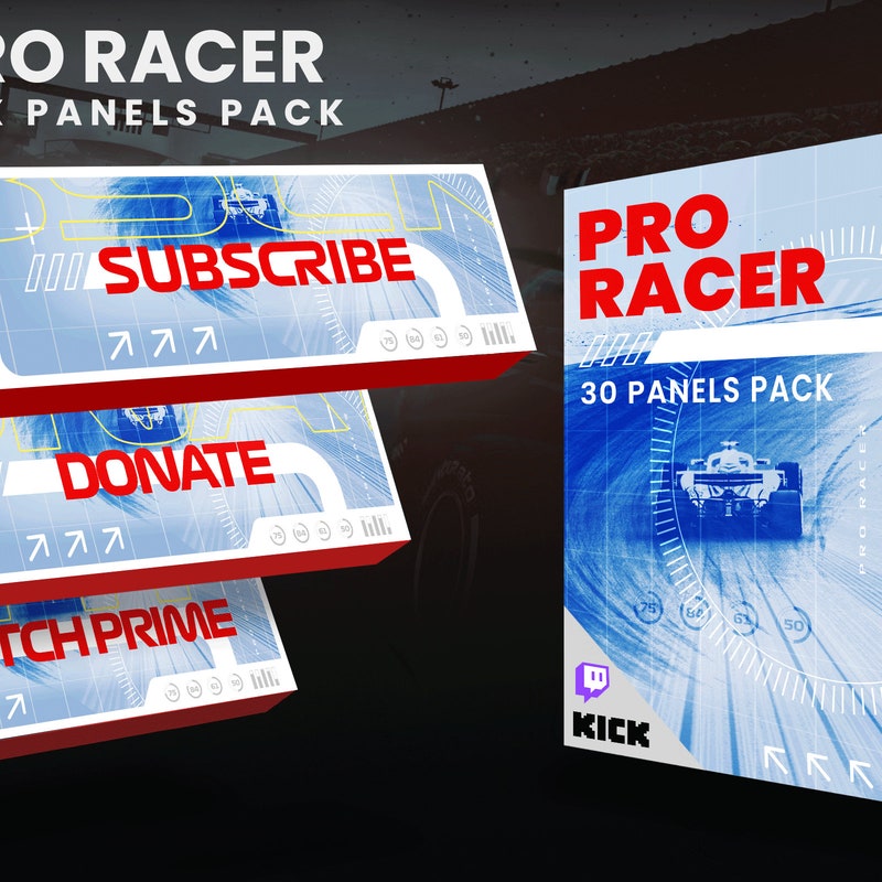 Racing Stream Overlay - Etsy