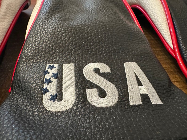 3pcs Classic USA Flag Golf Head Covers for Driver & Fairway Woods Fit ...