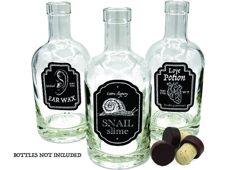 Halloween Apothecary Potion Bottle Labels - Etsy