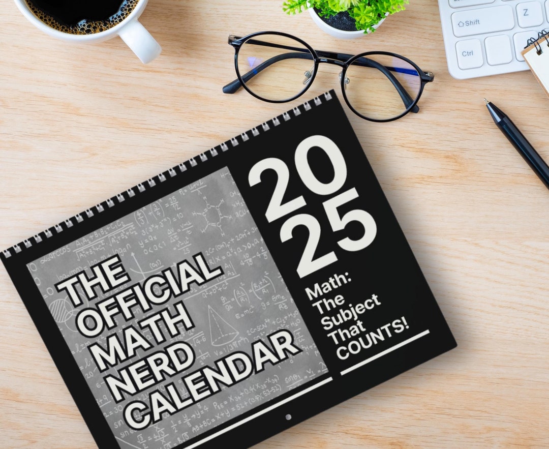 2025 Math Teacher Funny Wall Calendars, Para Math Nerd STEM Pun 12 ...