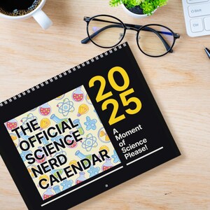 2025 Science Nerd Funny Wall Calendars, Biology Teacher 12 Month ...