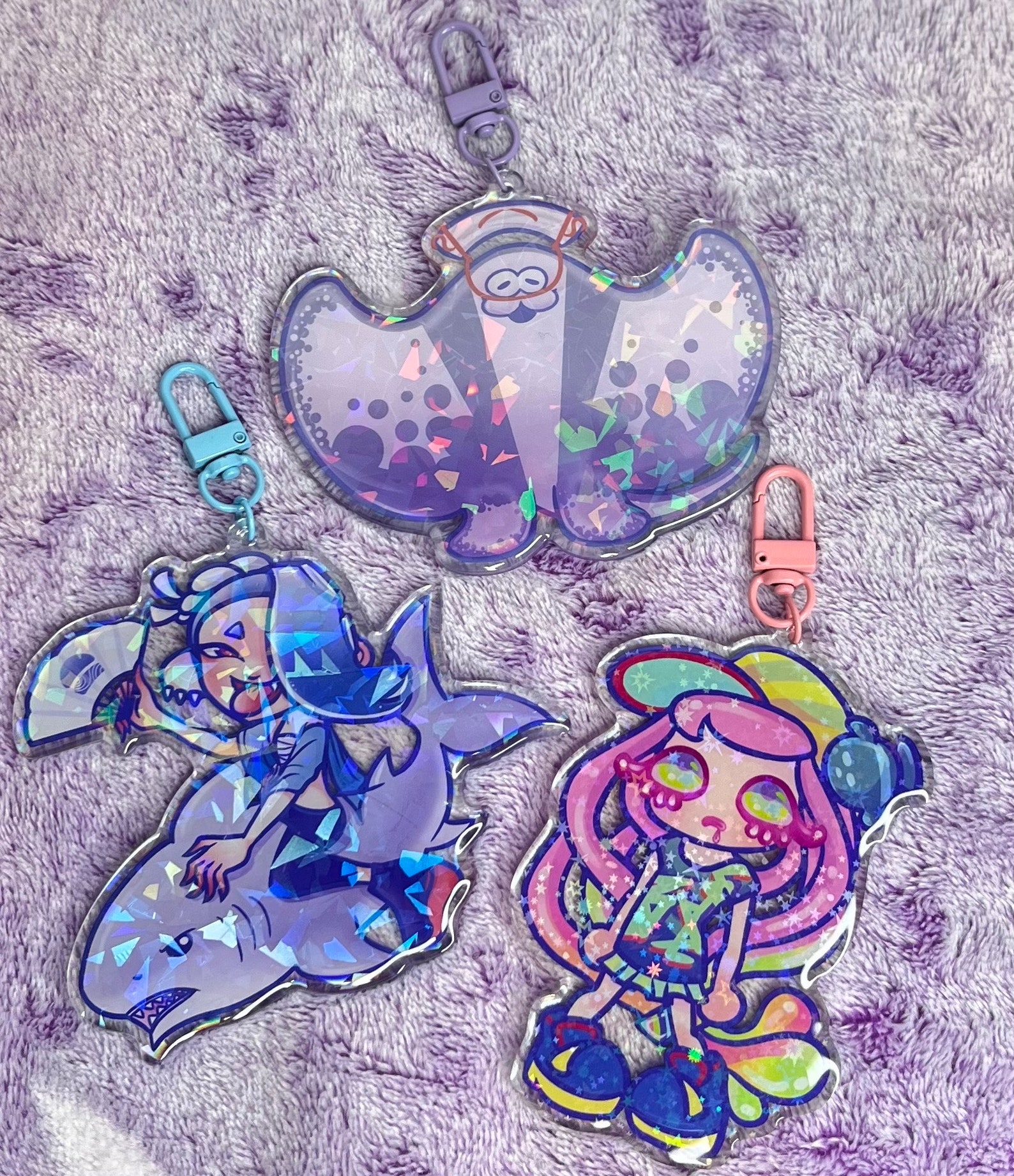 Splatoon Deep Cut Shiver Frye Big Man Harmony / ABXY Chirpy Chips Large ...