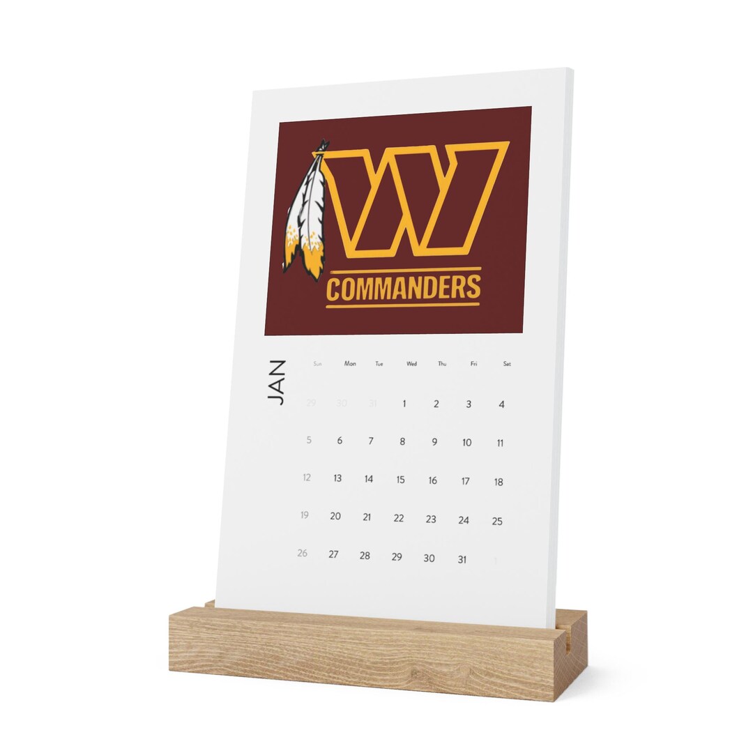 Washington Commanders Vertical Desk Calendar 2025 - Etsy