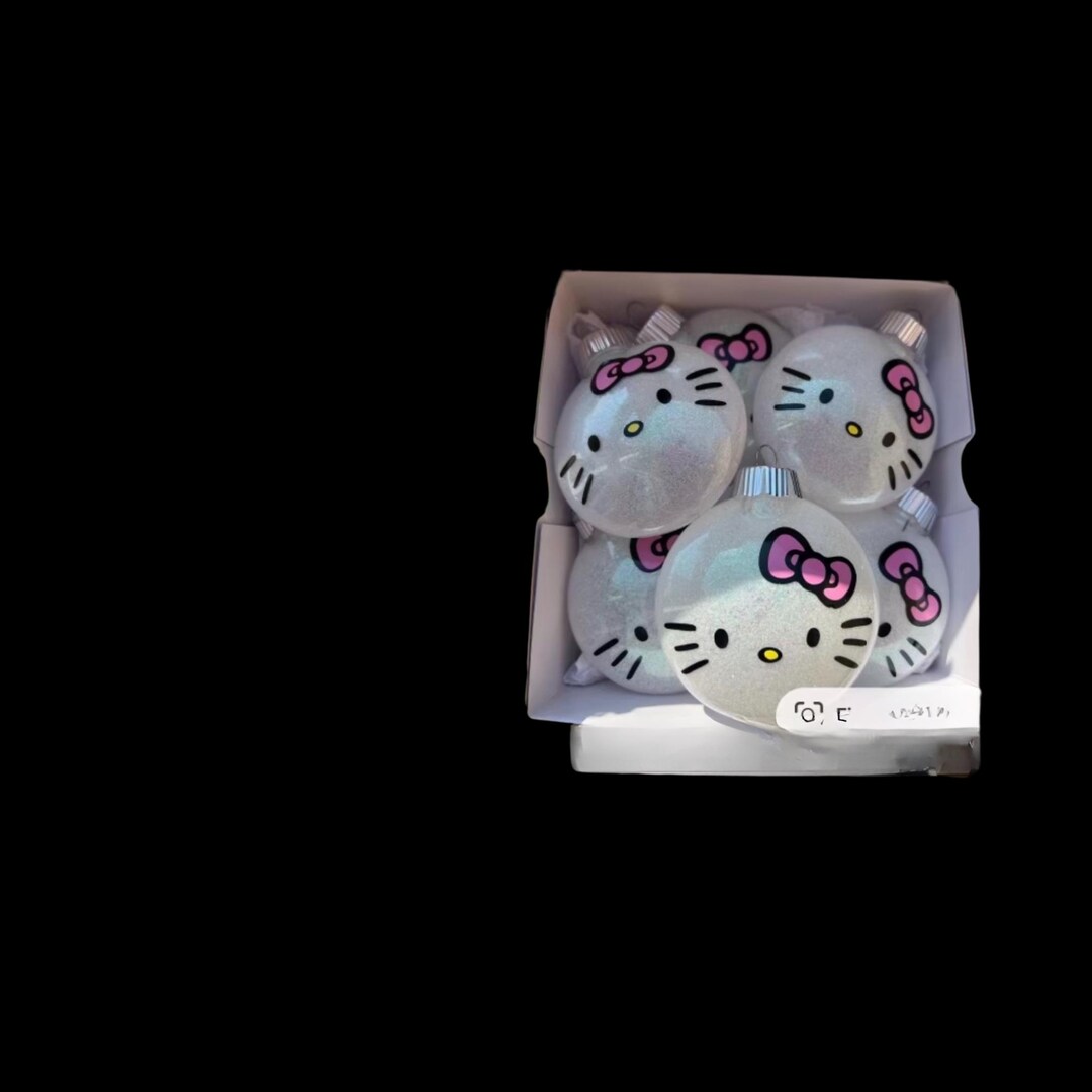 Customized Hello Kitty and Other Christmas Flat Ornament Designs - Etsy