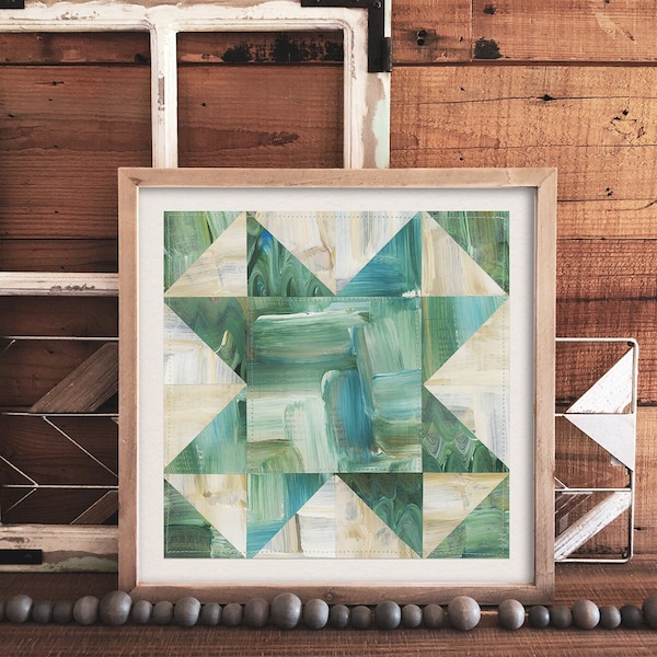 Painted Patchwork - Etsy