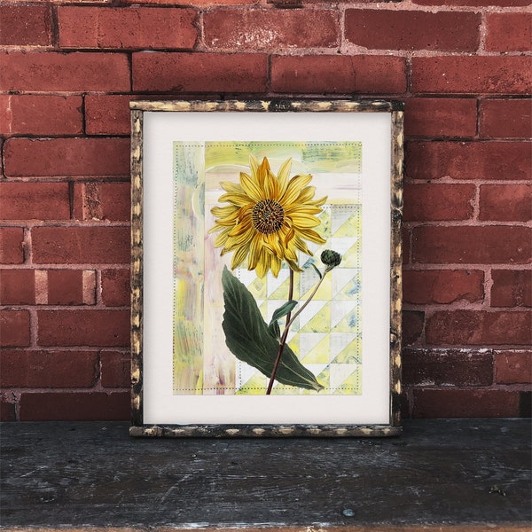 Sunflower Collage - Etsy