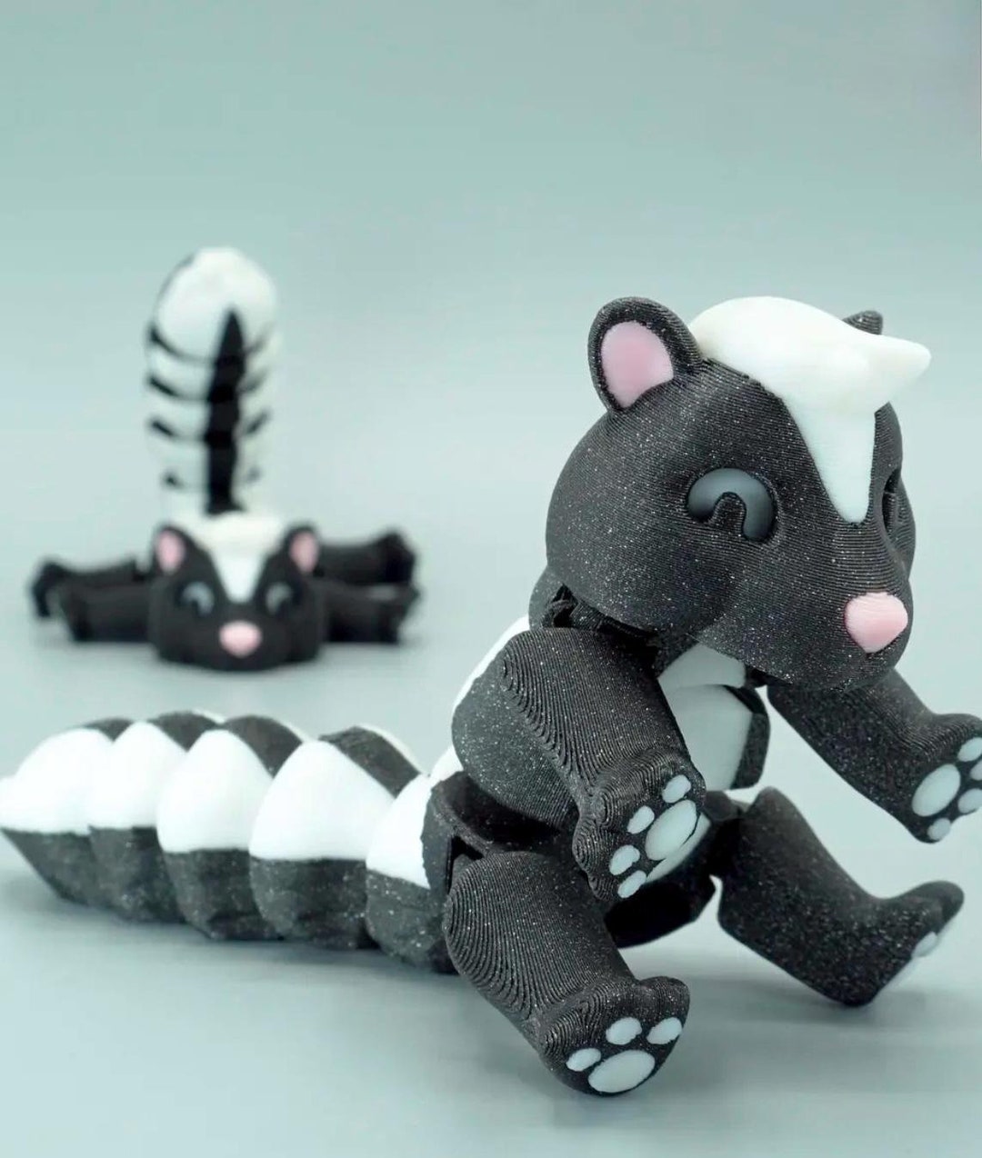 Articulated Skunk - Cute 3D Printed Skunk – Fidget Toy - Stress Anxiety ...