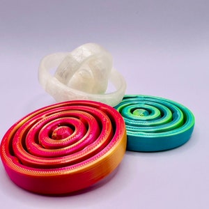 Round Air Spinner Fidget Toy 3D Printed Gift Calming Sensory Toy - Etsy