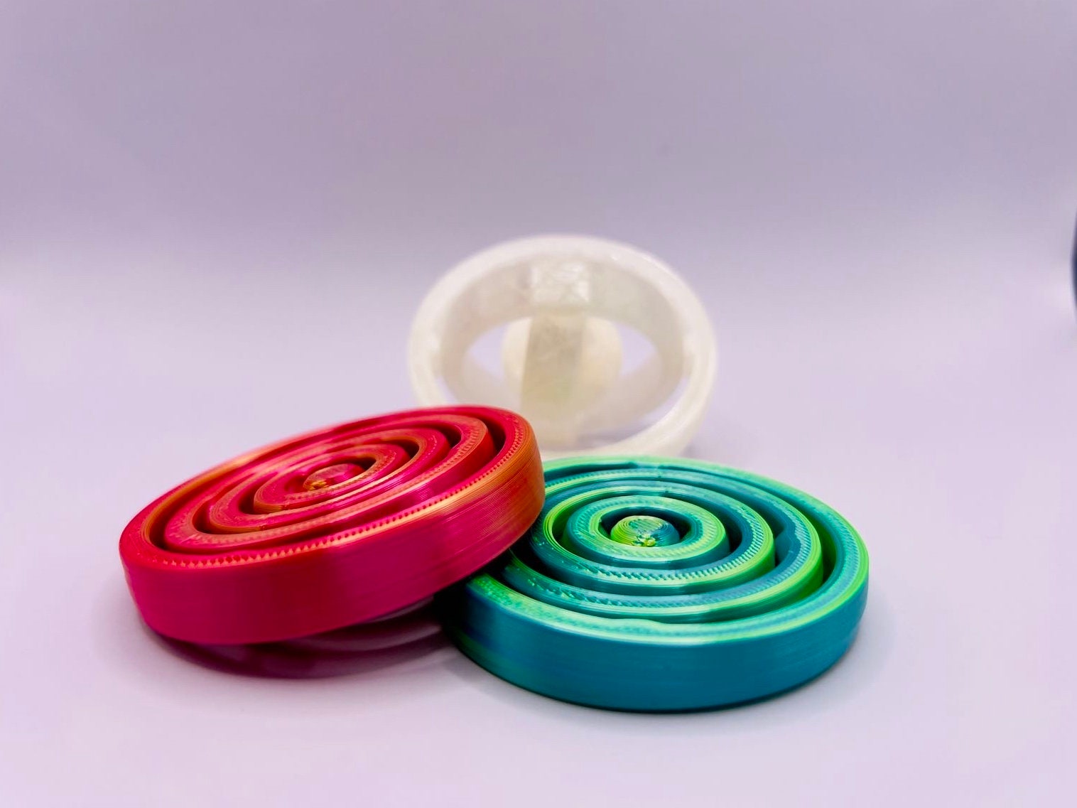Round Air Spinner Fidget Toy 3D Printed Gift Calming Sensory Toy - Etsy