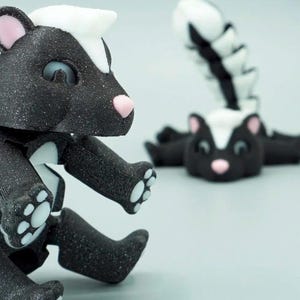 Articulated Skunk - Cute 3D Printed Skunk – Fidget Toy - Stress Anxiety ...