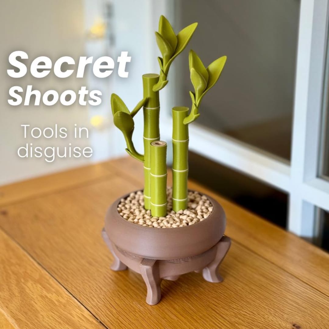 Secret Shoots Bamboo Toolbox | Hidden Screwdriver Plant | Desk ...