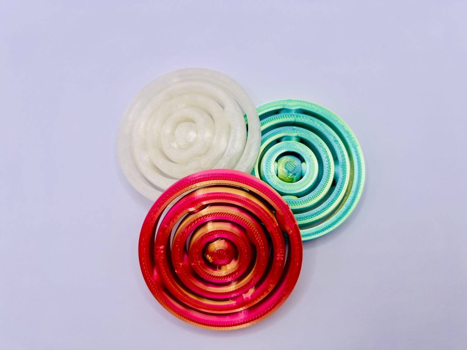 Round Air Spinner Fidget Toy 3D Printed Gift Calming Sensory Toy - Etsy