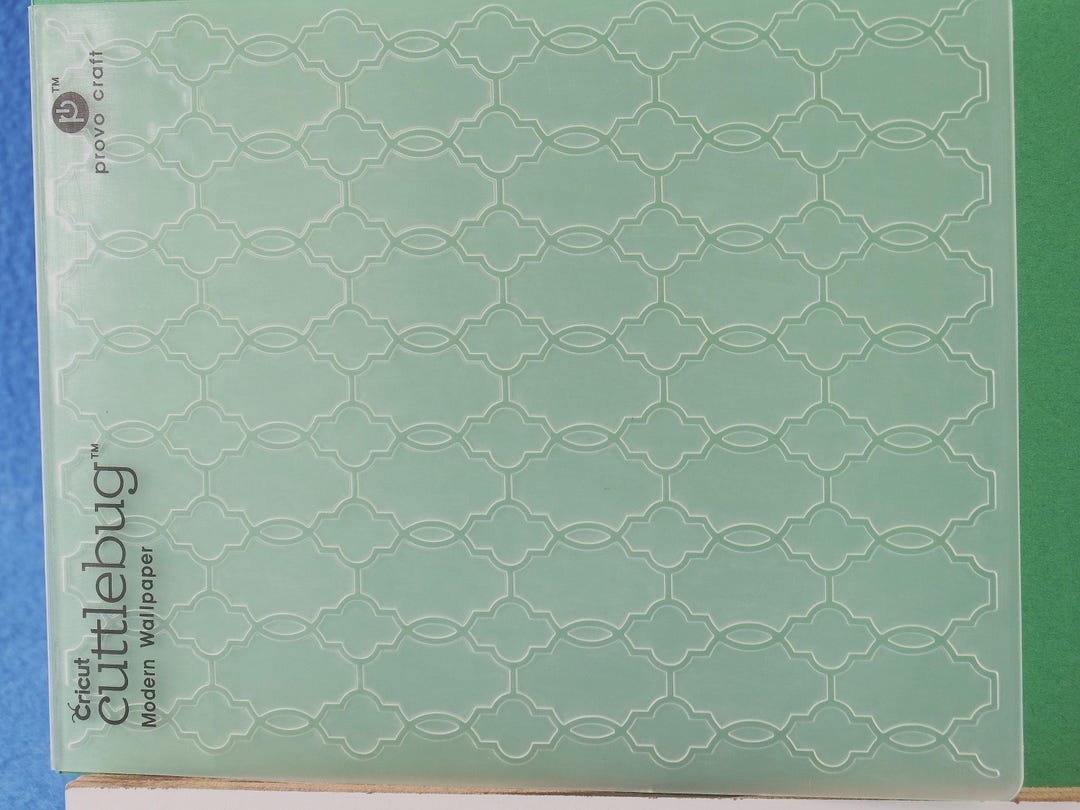 Modern Wallpaper Embossing Folder by Provo Craft and Cuttlebug - Etsy
