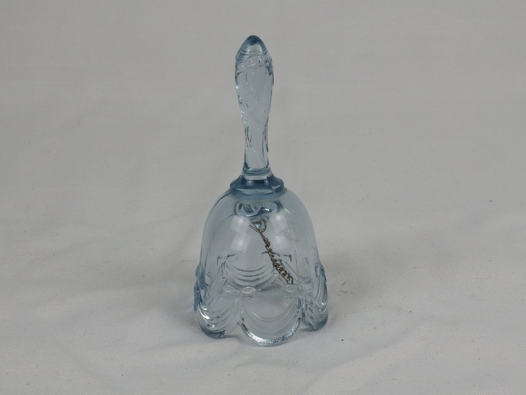 Fenton Art Glass Light Blue Mini Bell, Fenton Art Glass, Fenton Bell ...