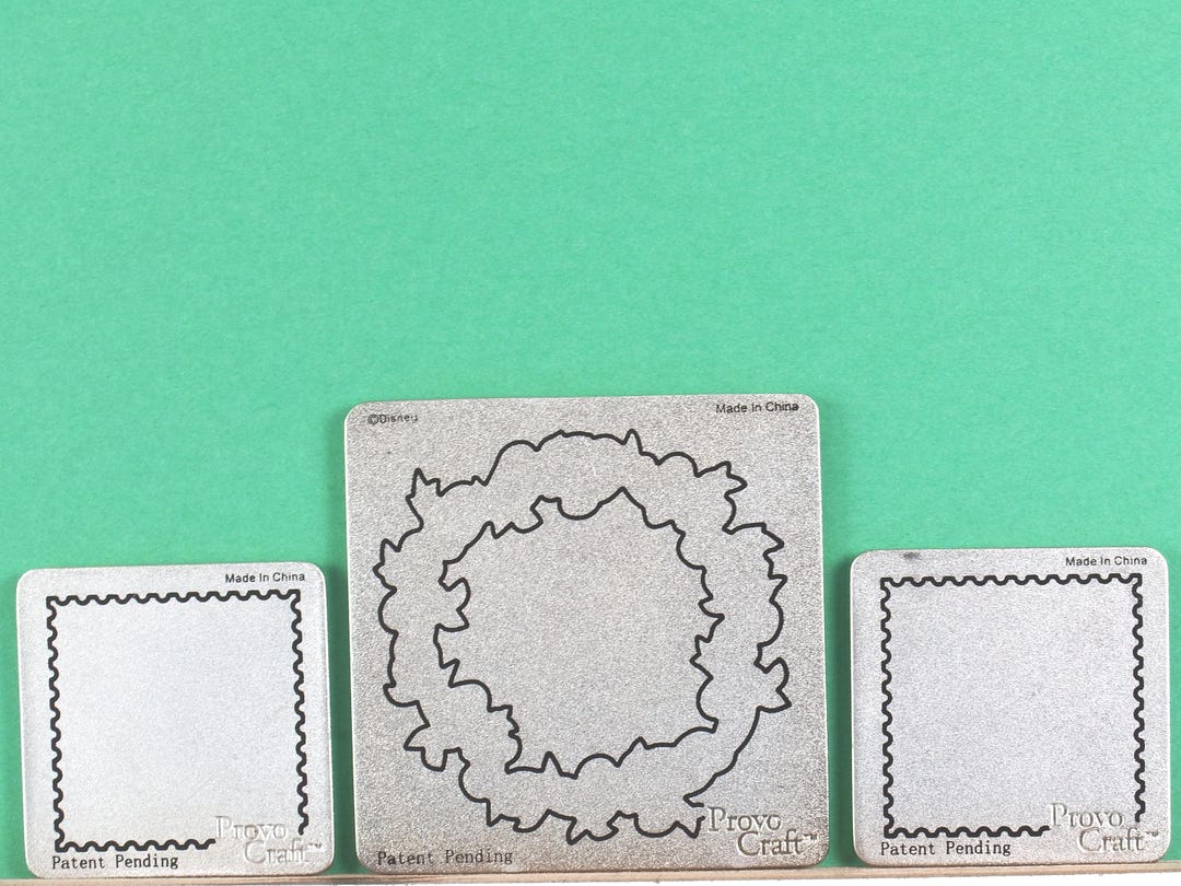 Wreath and Postage Stamp Die Cutters - Etsy