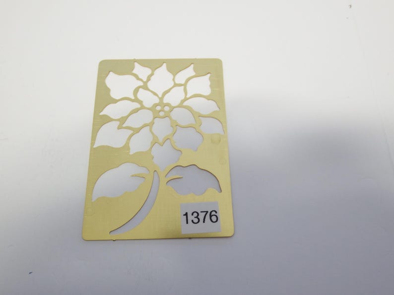 Corner Frame & Poinsettia Flower Set of 2 Stencils - Etsy